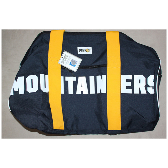 PINK Victoria's Secret | Bags | West Virginia University Wvu Duffle Bag ...